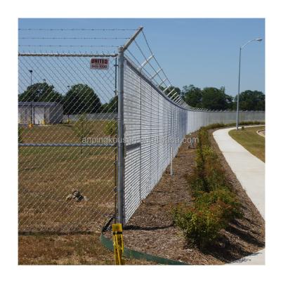China Waterproof Galvanized/ Vinyl Color Coated Chain Link Fence Installation from Trusted for sale