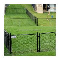 China Galvanized Chain Link Fence for Outside Garden Sports Ground in Hot Dip Galvanization for sale