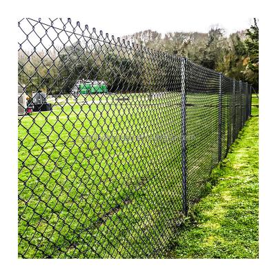 China Galvanized PVC Coated Chain Link Fence Customized Diamond Wire Mesh Panels in Industry for sale