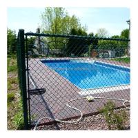 China Low Carbon Steel Wire Galvanized Cyclone Chain Link Fence for Residential Fencing for sale