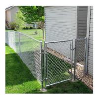 China Low Carbon Steel Wire Galvanized Cyclone Chain Link Fence for Residential Fencing for sale