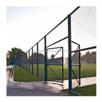 China Low Carbon Steel Wire Galvanized Cyclone Chain Link Fence for Residential Fencing for sale
