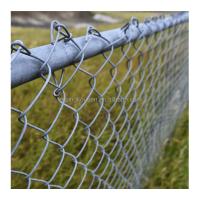 China 2.0mm-4.0mm Galvanized Diamond Wire Netting Pvc Chain Link Fence For Outdoor Fence for sale
