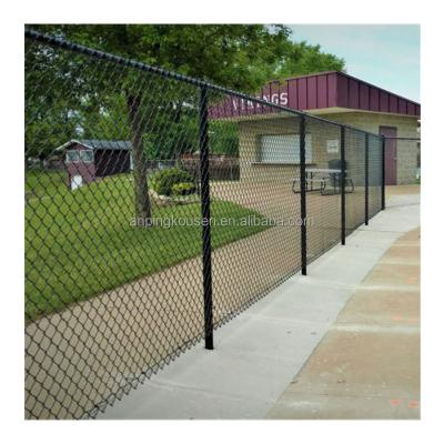 China Sturdy and Durable PVC Coated Chain Link Fencing for Sports Facilities for sale
