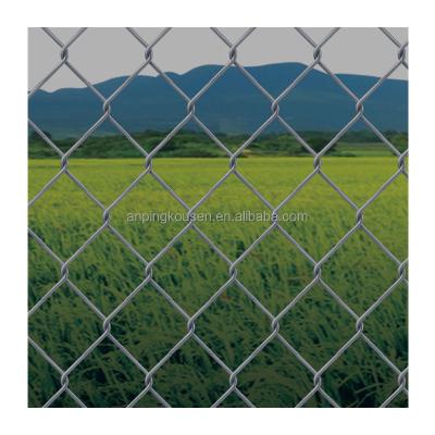 China Galvanized Chain Wire Fence for Court Field Open Size 25*25mm 50*50mm 60*60mm 80*80mm for sale