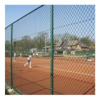 China Outdoor Diamond Shape Outside Basketball Chain Link Fence Panels for Sport Fence for sale