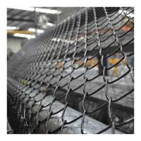 China Low Carbon Steel Wire Galvanized Chain Link Fence For Sports Ground With Customized Size for sale