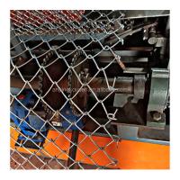 China Steel Chain Link Fencing Galvanized PVC Coated Wire Mesh Diamond Hole Cyclone Fence for sale
