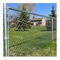 China Hot Dipped Galvanized PVC Coated Farm Fence Chain Link Fence for Agricultural Field for sale