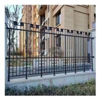 China 3m Black Aluminum Garden Fence with Hot Dipped Galvanized Powder Coated Protection for sale