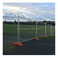 China Easily Assembled Sport Fence Metal Steel Silver Security Fence Panels in Australia for sale