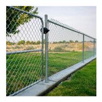 China Steel 4FT 5FT 6FT 8FT Farm and Field Galvanized Chain Link Fence for Industrial Sites for sale