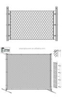 China Steel 4FT 5FT 6FT 8FT Farm and Field Galvanized Chain Link Fence for Industrial Sites for sale