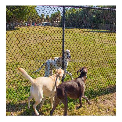 China Fence Mesh 8 Foot Boundary Wall PVC Coated Hot Dipped Industry Galvanized Chain Link Fence for sale