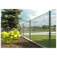 China Outdoor Metal Garden Fence with 3D Bending Curved Design and PVC Coated Material for sale