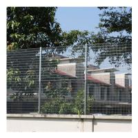China High Security 358 Fence For Railway Station With Pvc Coated Metal Barbed Trellis Gates for sale