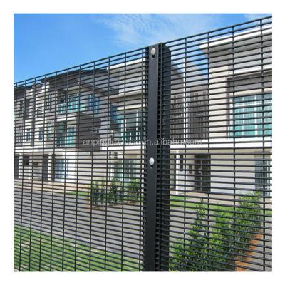 China Anti Climb 358 Security Pvc Coated Galvanized Steel Fence with Various Wire Diameters for sale