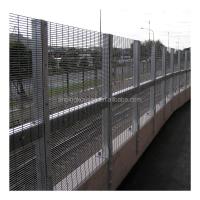 China Anti Climb 358 Security Pvc Coated Galvanized Steel Fence with Various Wire Diameters for sale