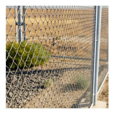 China 75*75mm Supply Woven Black Chainlink Fencing with Pvc Coated Low Carbon Steel Wire for sale