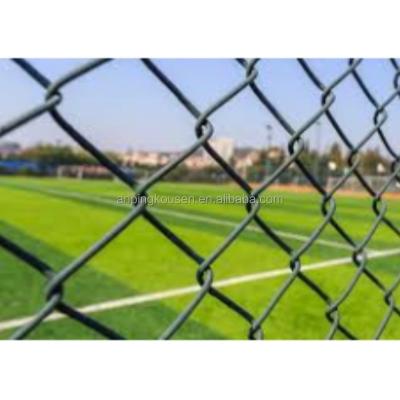 China 8 Feet Tall Galvanized Iron Wire Chain Link Tennis Fence Modern Stylish Security Fence for sale