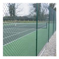 China Galvanized Cyclone Chain Link Basketball Court Fence for Modern Stylish Trellis Gates for sale