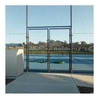 China Galvanized Cyclone Chain Link Basketball Court Fence for Modern Stylish Trellis Gates for sale