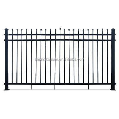China Powder Coated Steel Villa Fencing with Horizontal Design and Stainless Steel Material for sale