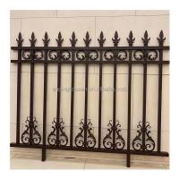 China Hot Dipped Galvanized Powder Coated Iron Fence for Home Garden Ornamental and Security for sale