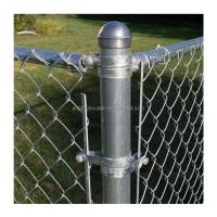 China Easy to Install Galvanized Tennis Court Fence with Diamond Shape Chain Link Design for sale