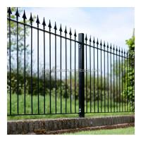 China Outdoor Zinc Steel Fence System Easily Assembled without Rust for Home Garden Sale for sale