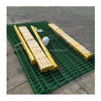 China Garden Security 3D Curved Iron Wire Mesh Fence with Easy Installation and Peach Shape Post for sale