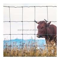 China Rodent Proof Galvanized Woven Wild Hinge Joint Knot Horse Fence for Cattle Farm Field for sale