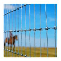 China Rot Proof Farm Fencing Guard with Fixed Knot 8ft x 330 ft Galvanized Steel Metallic for sale