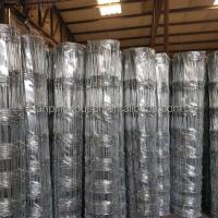 China Rot Proof Farm Fencing Guard with Fixed Knot 8ft x 330 ft Galvanized Steel Metallic for sale