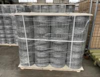 China Rot Proof Farm Fencing Guard with Fixed Knot 8ft x 330 ft Galvanized Steel Metallic for sale