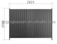 China Pressure Treated Wood Type Heat Treated Iron Temporary Fencing for Maximum Privacy for sale