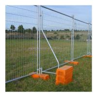 China Outdoor Temporary Modular Fence with Green Powder Coated Galvanized Finish in Canada for sale