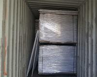 China Outdoor Temporary Modular Fence with Green Powder Coated Galvanized Finish in Canada for sale