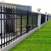 China 4ft 7ft Galvanized Wrought Iron Fencing Pickets Size 25x25mm Enhance Your Property for sale