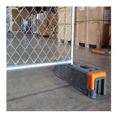 China Galvanized Canada Style 8 feet x 10feet Temporary Fence Panel for Construction Site Base for sale