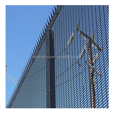 China Clear View 358 Anti Climb Fence High Security and Sustainable Pressure Treated Wood for sale
