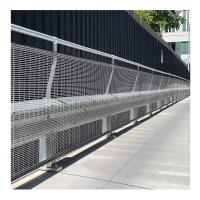 China High Security Clear View Fencing Sustainable 358 Anti Climb Fence with Galvanized Wire for sale