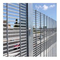 China High Security Clear View Fencing Sustainable 358 Anti Climb Fence with Galvanized Wire for sale
