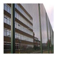China Heat Treated Wood Farm Fence High Security 358 Anti Climb Mesh Coated with Powder for sale