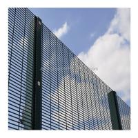 China High Security 358 Anti Climb Fence Panels with Heat Treated Pressure Treated Wood Type for sale