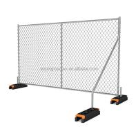 China Metal Type Steel Canada Market 6' x10'ft Construction Site Galvanized Temporary Fence for sale