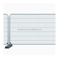 China 8 feet x 10feet Heat Treated Eco Friendly PVC Coated Galvanized Temporary Fence Panels for sale