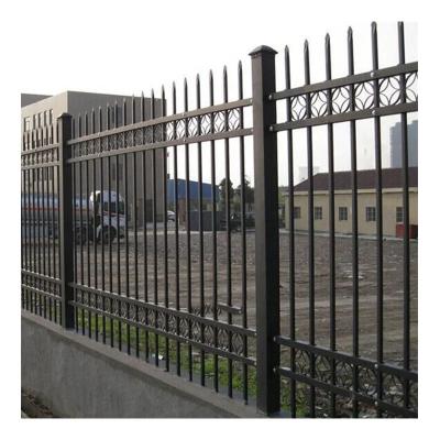 China Powder Coated Decorative Ornamental Short Wrought Iron Fence for Australia Market for sale
