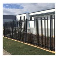 China Bolts Nuts Included Manufacture Faux Antique Wrought Iron Railing Fence for Villa for sale