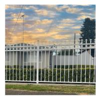 China Bolts Nuts Included Manufacture Faux Antique Wrought Iron Railing Fence for Villa for sale